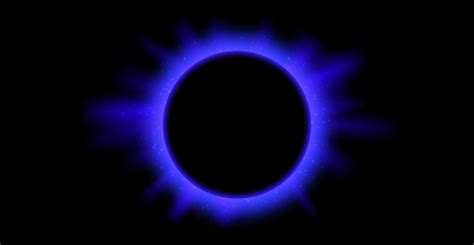 푸른 행성 일식 개념입니다 태양 광선 및 눈부심 효과 어두운 공간에서 빛나는 태양 왕관 타오르는 가장자리를 가진 지구 후광 포스터 배너 표지 브로셔 전단지에 대 한 벡터