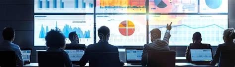 Data Analyst Presenting A Data Visualization Report To A Boardroom Of