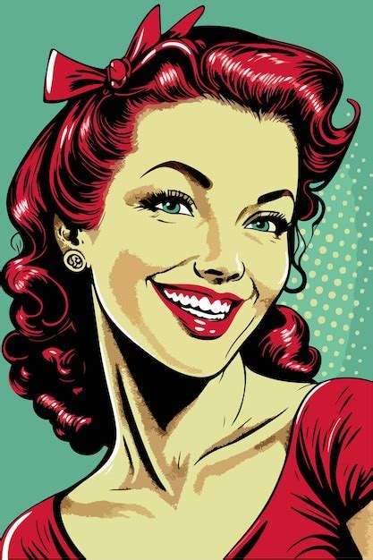 Premium Vector Sexy Pop Art Santa Girl Pin Up Santa Girlvector