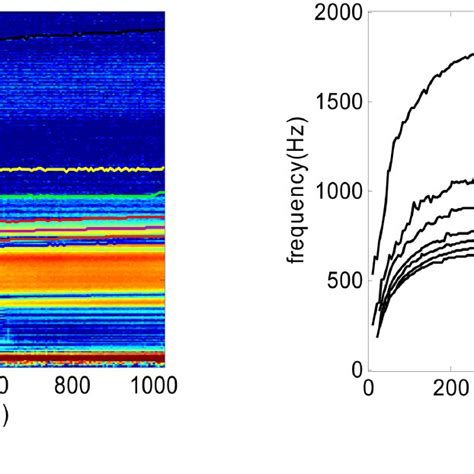Temporal Evolution Of The Spectrum Of Radial Vibration Signals Detected Download Scientific