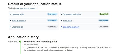 Canadian Citizenship Test Status Citizenship Application