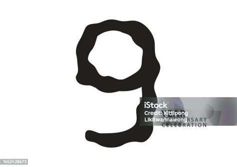 9 주년 기념 축 하 블랙 컬러 로고 타입 벡터 9 숫자 디자인 9 번째 생일 초대장 로고 번호 디자인 벡터 일러스트 레이 션 그래픽 요소 서예 글꼴 타이포그래피 로고