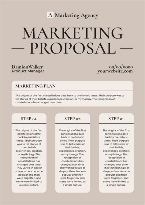 Edit This Elegant Marketing Services Proposal Layout Online
