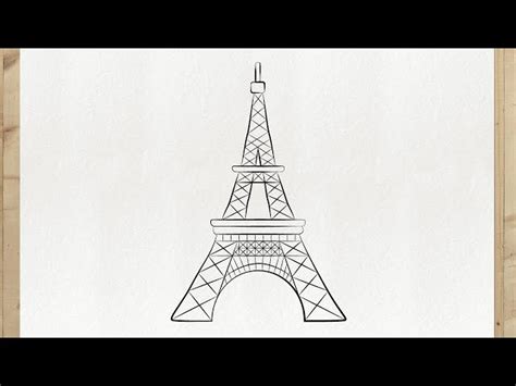 Den Eiffelturm Zeichnen Eiffel Tower Art Eiffel Tower