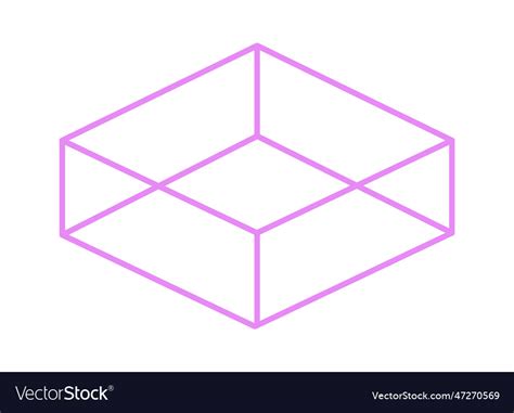 Linear Square Element Royalty Free Vector Image