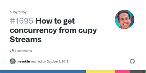 How To Get Concurrency From Cupy Streams Issue Cupy Cupy GitHub