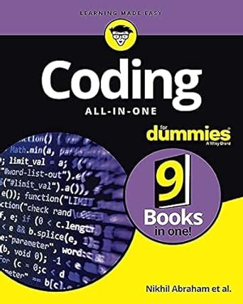 Coding All In One For Dummies Abraham Nikhil Amazon Books