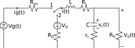 Equivalent Circuit Of Pwm Dc Dc Buck Converter Download Scientific