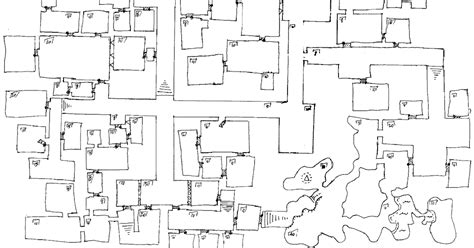 Aeons Augauries One Hour Dungeon Map Handdrawn