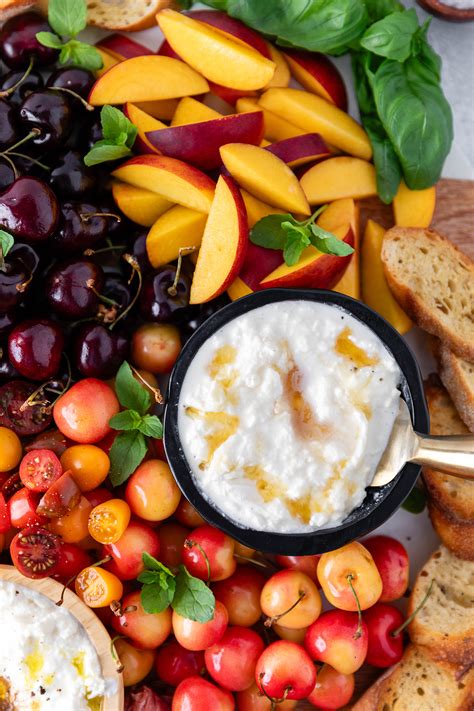 Late Summer Burrata Cheese Board No 2 Pencil