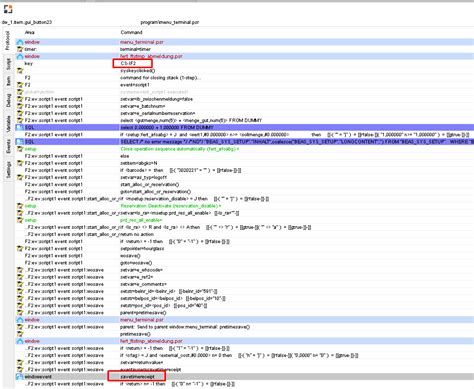 beas scripting intercept keyboard shortcut f3 in time receipts