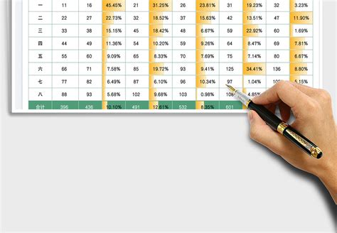 2023表格样式 增长对比表免费下载 Excel表格 办图网