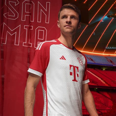 Adidas Fc Bayern 2324 Home Authentic Jersey White Adidas Uae