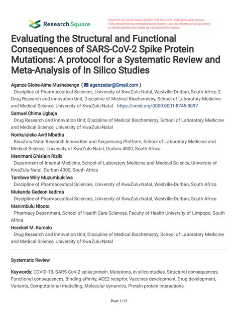 Pdf Evaluating The Structural And Functional Consequences Of Sars Cov 2 Spike Protein