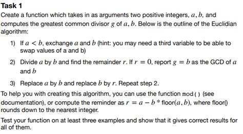 solved matlab contains a function ged and isprime