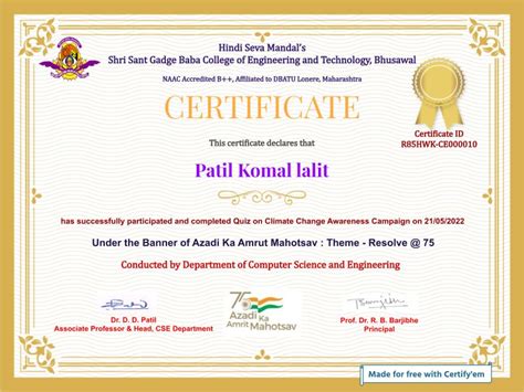 Komal Patil On Linkedin Azadi Climate Environment