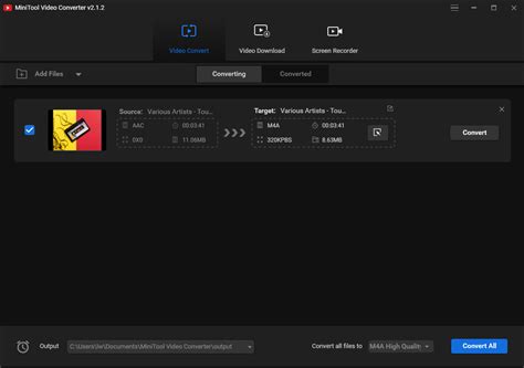 AAC VS M4A What Are The Differences How To Convert MiniTool Video Converter