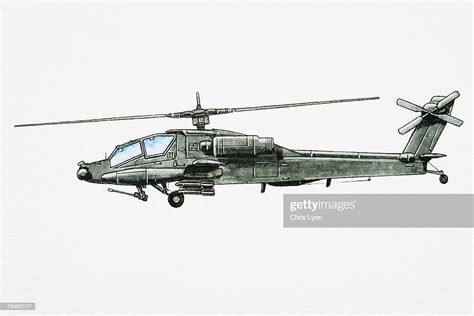 Ah64 Apache United States Armys Principal Attack Helicopter High Res