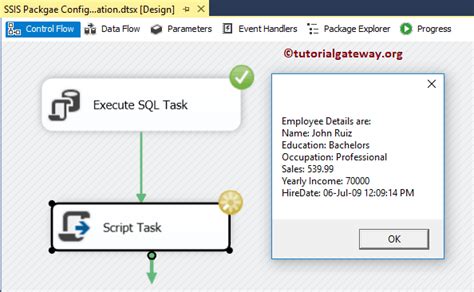 Ssis Package Configuration Using Sql Server
