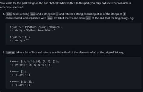 solved implement these ocaml functions using only higher