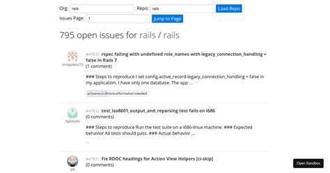 Rsk Github Issues Example Codesandbox