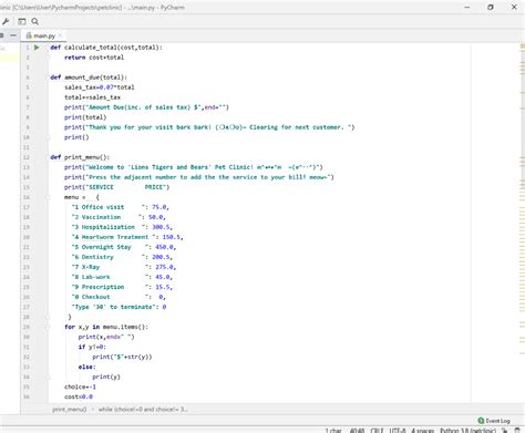 Solved Linic C Users User Pycharm Projects Petclinic Chegg Com