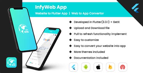 Web To App Convert Website To Flutter App Web View Codemarket