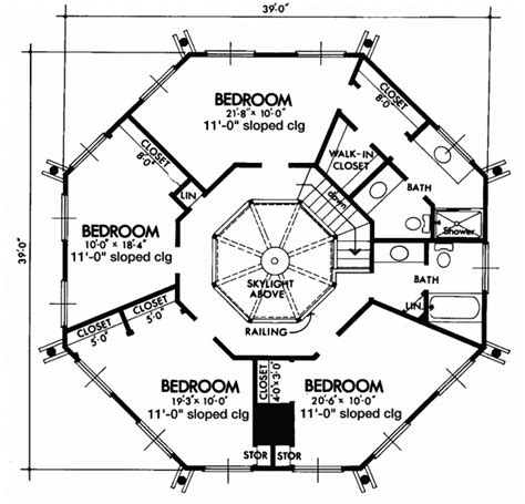 House Plans Octagon Shaped Homes Monster House Plans