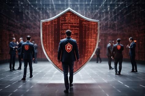 Premium Ai Image Data Or Network Protection Business People Press