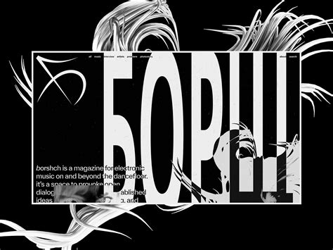 Borsch Magazine Redesign Concept By Maksym Lapeiko On Dribbble