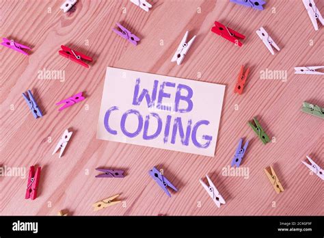 Handwriting Text Web Coding Conceptual Photo A System Of Symbols And Rules Used To Represent