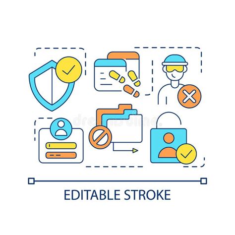 Prevent Hacking Concept Icon Stock Vector Illustration Of Digital Avoid 263789479