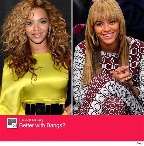 Beyonce Gets Bangs Like The New Do