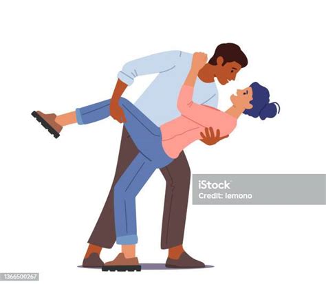 사랑이나 친근한 관계에 있는 남자와 여자는 함께 시간을 보내고 춤을 추거나 키스합니다 젊은 부부 여가 시간 로맨스 가족에 대한 스톡 벡터 아트 및 기타 이미지 Istock