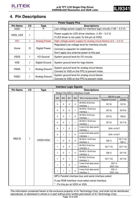 Ili9341 Display With Esp32 8 Bit Parallel Only Displays Stripes And Half A Screen · Bodmer Tft