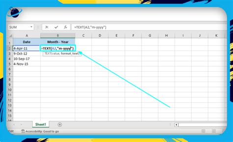 Simple Ways To Convert The Date To Month And Year In Excel Business Tech Planet