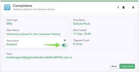 How Do I Disableenable A Canarytoken Thinkst Canary