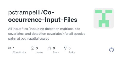 GitHub Pstrampelli Co Occurrence Input Files All Input Files Including Detection Matrices