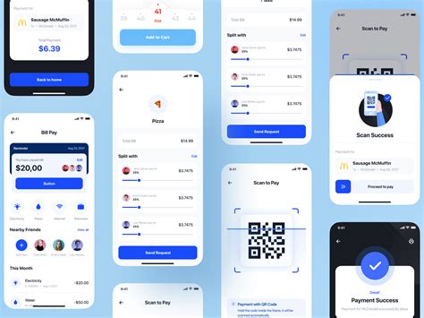dribbble wallet app ui kit payment system 523406 png by ajoy sarker🏅