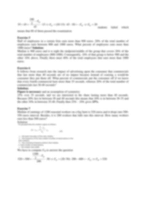 solution statistics exercises 1 introduction description of sets of
