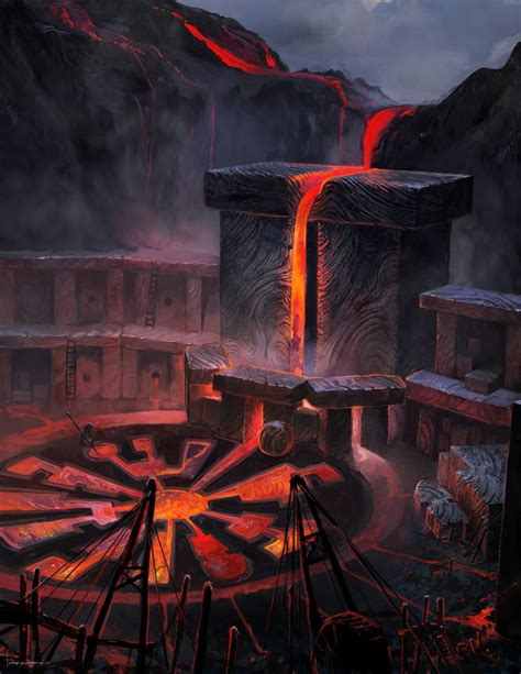 Atlundia Volcano Forge Attila Gerényi On Artstation At