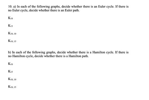 Solved 10 A In Each Of The Following Graphs Decide