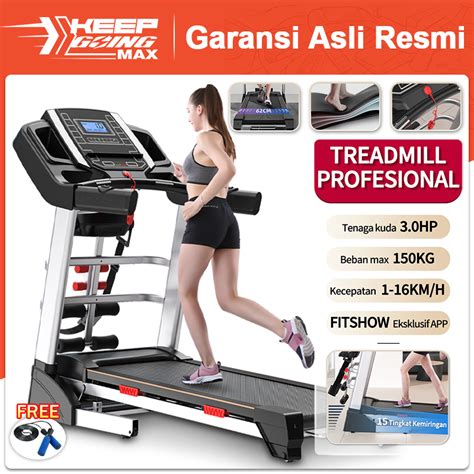 Jual Keep Going Max Treadmill Listrik Rumahan Treadmill Multifungsi Peralatan Kebugaran