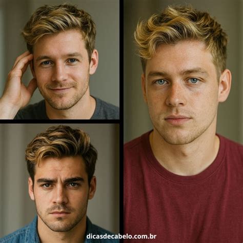 53 Luzes No Cabelo Masculino Inspirações Perfeitas Para Você