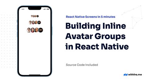 Building Inline Avatar Groups In React Native YouTube