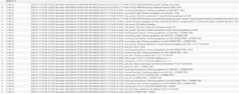 Firebase Firestore Error 4 Deadlineexceeded Deadline Exceeded