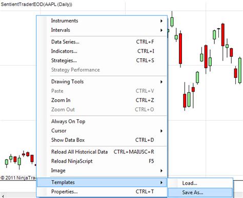 Sentient Trader Setup Ninja Trader