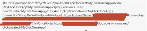 Deploy Click Once Application On Azure Blob Container With Tfs Build