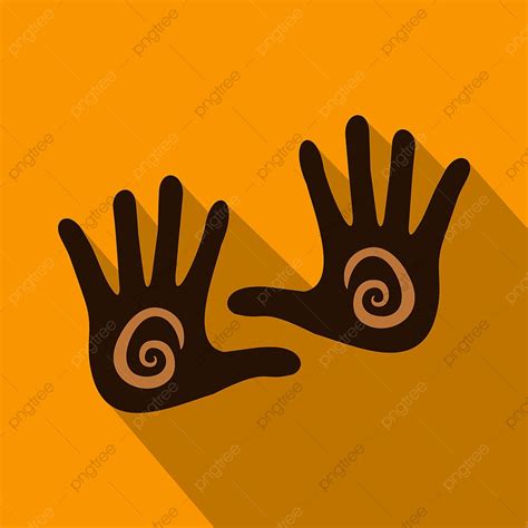 Flat Design Illustrations Vector Hd Png Images Hand Icon Flat Vector