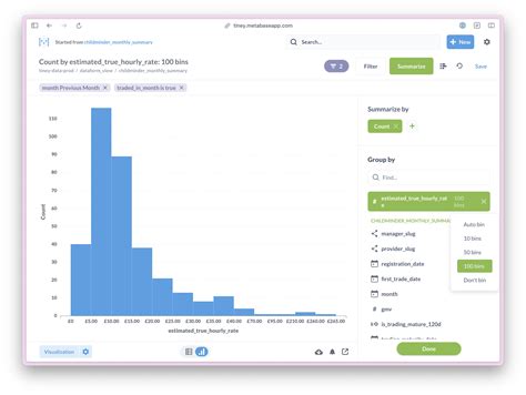 Number Of Bins Doesnt Seem To Work Bug Reports Metabase Discussion